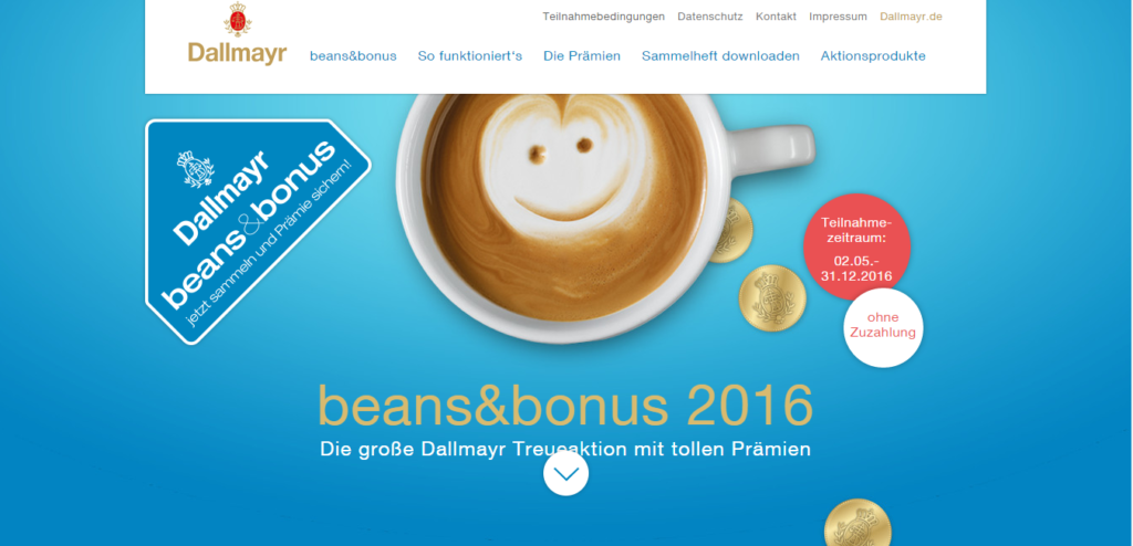 Dallmayr Beans & Bonus Treueaktion. Taler sammeln für Kaffee- und ...